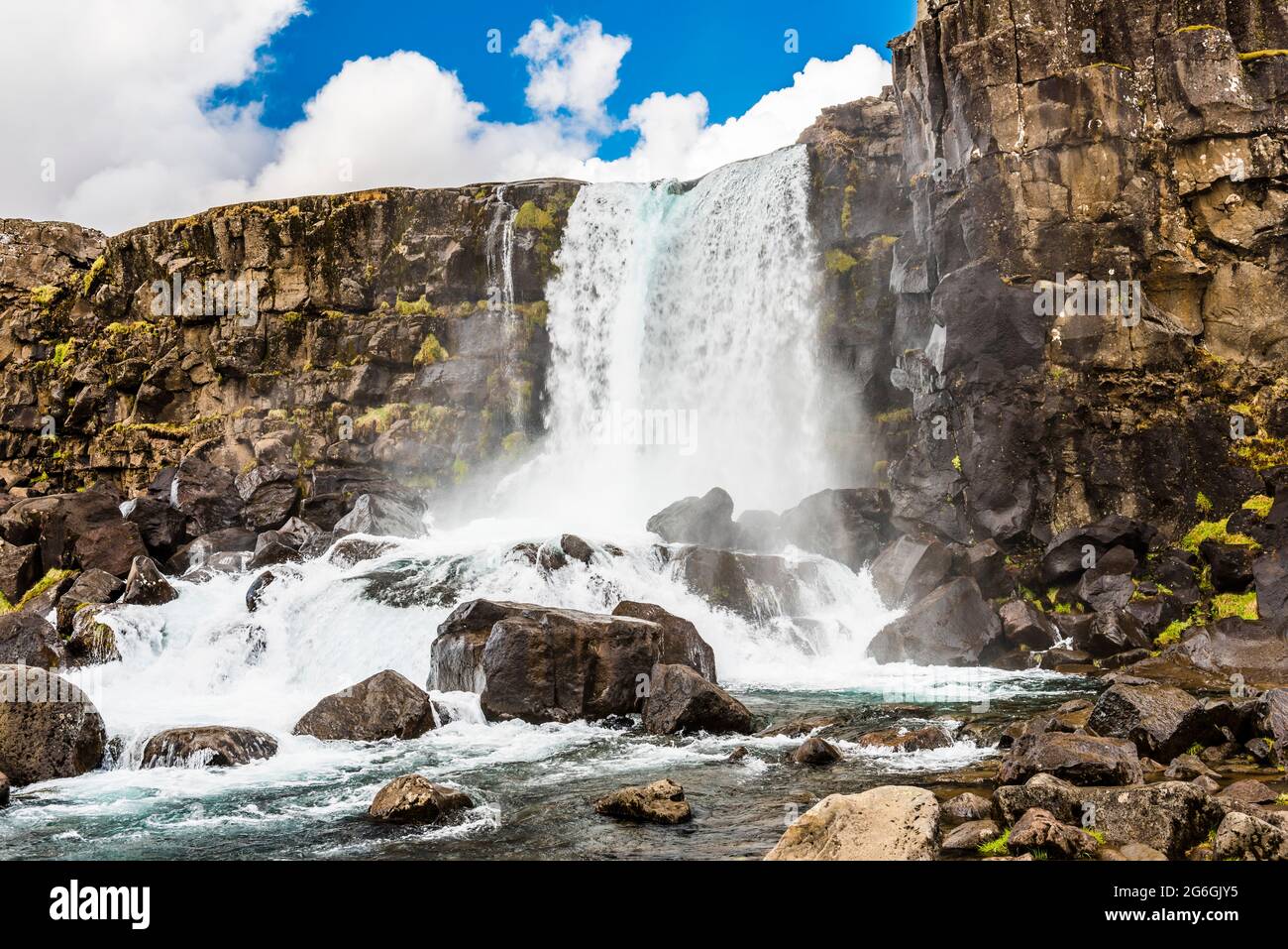 Oxarafoss falls hi-res stock photography and images - Alamy