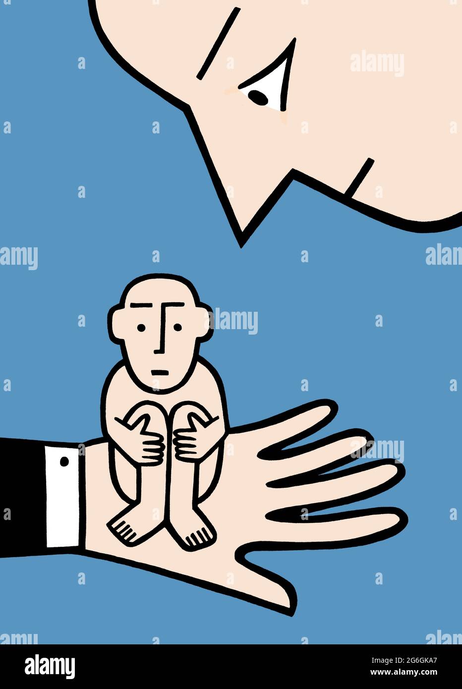 Safe in our hands Stock Photo - Alamy