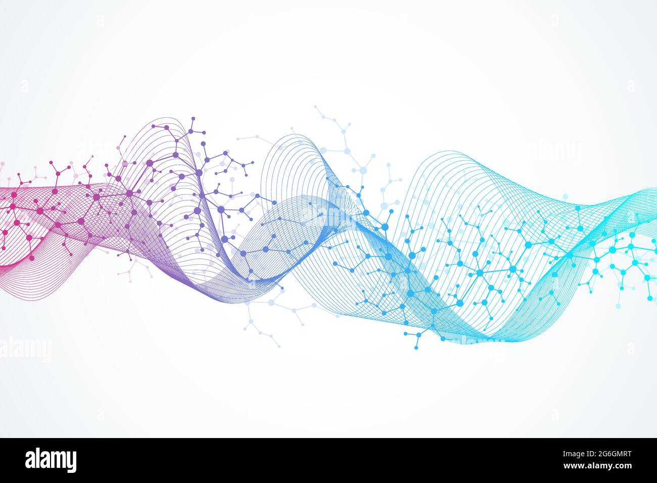 Molecular structure background. Science template wallpaper or banner ...