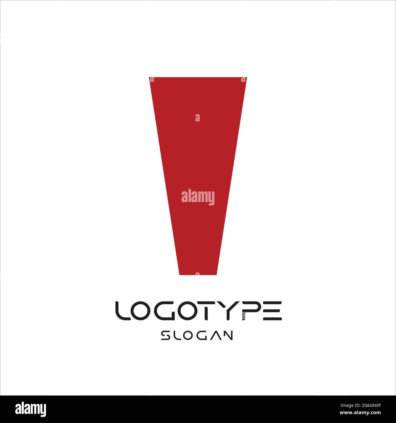 Letter V logo, keyhole abstract sign, geometric monumental label ...