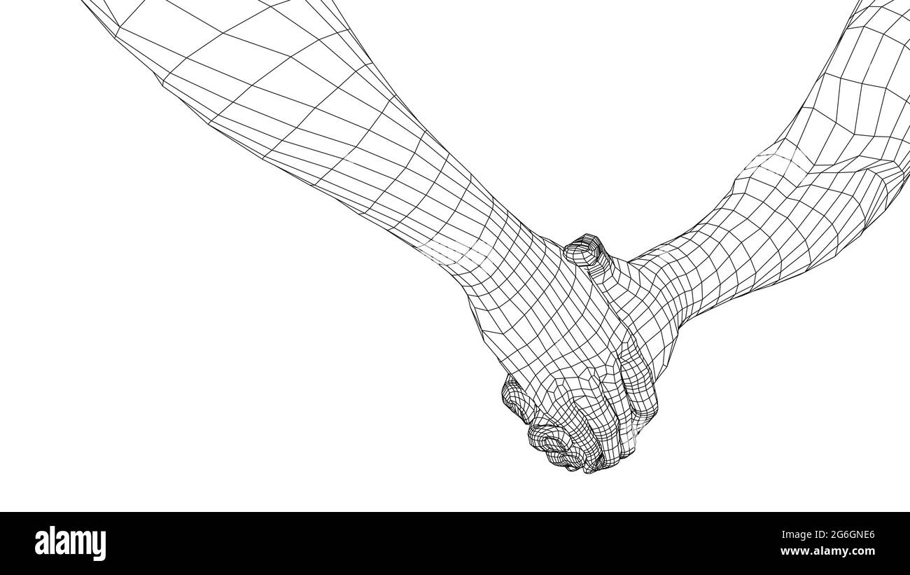Two men shaking hands. Vector Stock Vector Image & Art - Alamy