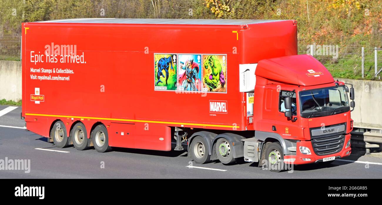 Royal mail truck hi-res stock photography and images - Alamy