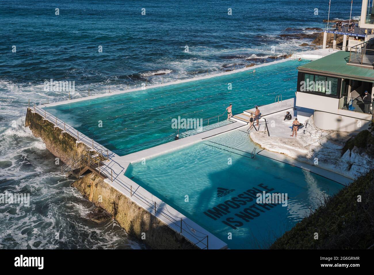 Bondi Icebergs Club, an international landmark, Bondi Beach, Sydney ...