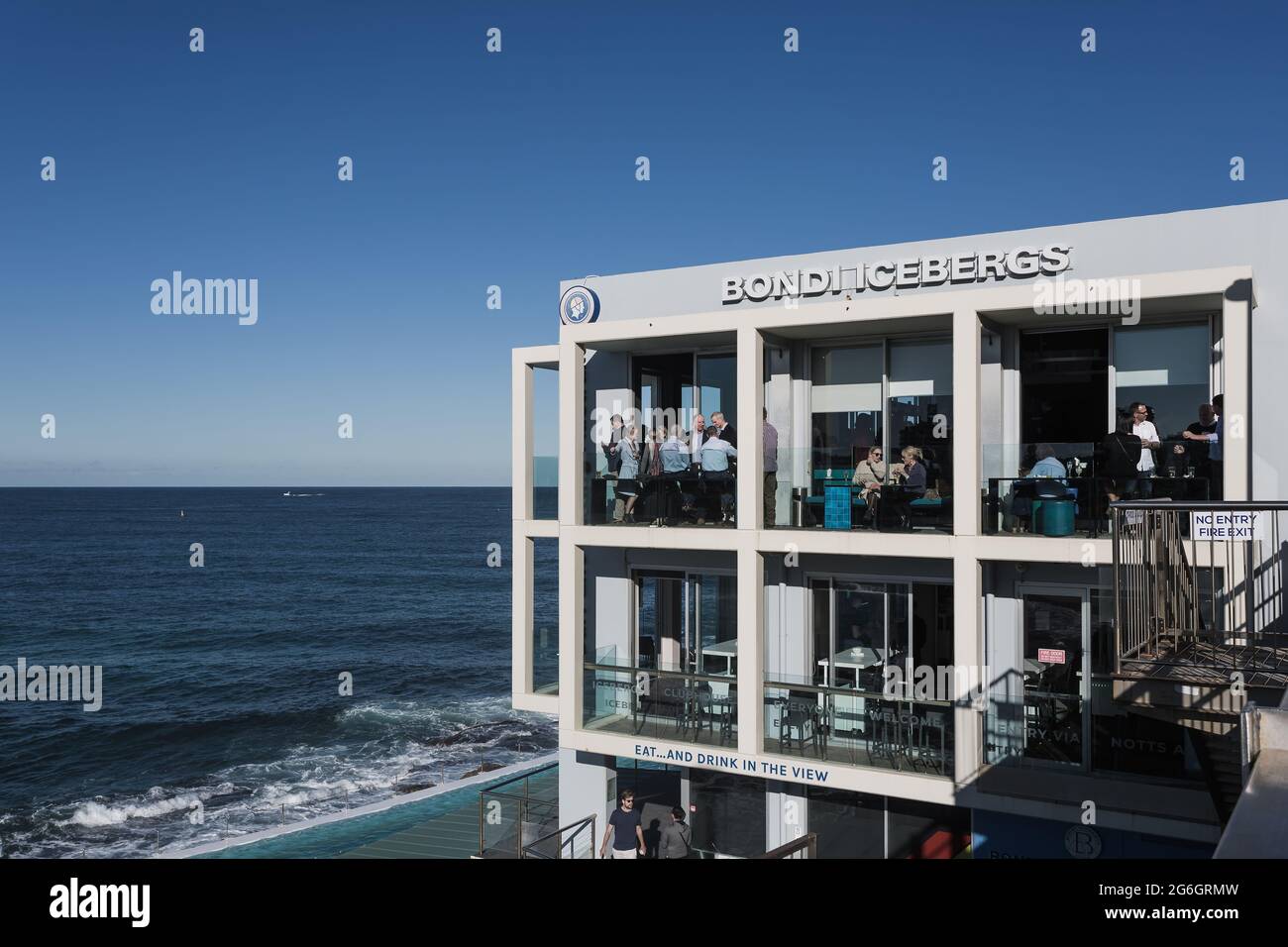 Bondi Icebergs Club, an international landmark, Bondi Beach, Sydney ...