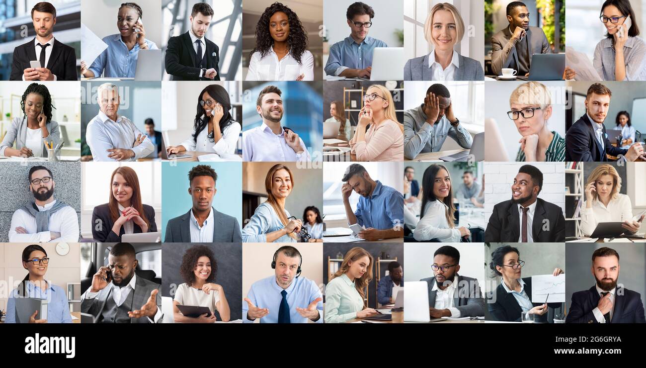 Employees of various ages hi-res stock photography and images - Alamy