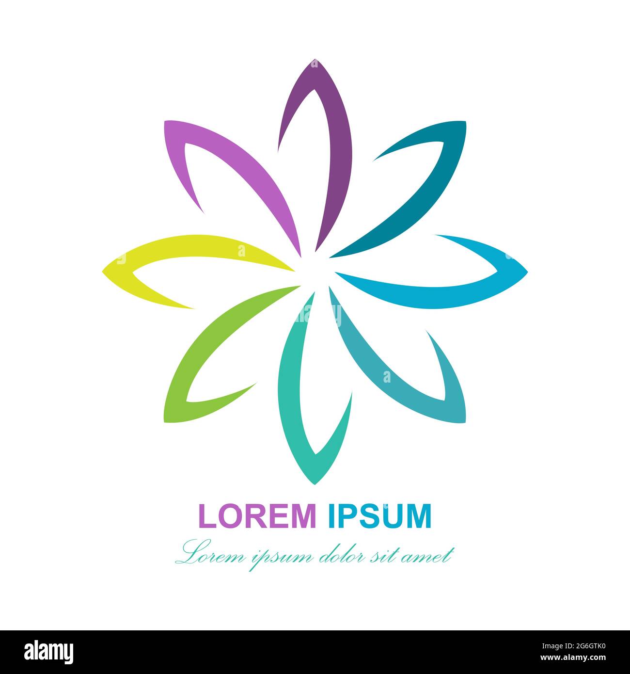 abstract icon, template for logo, emblem or brand, icon for banners ...