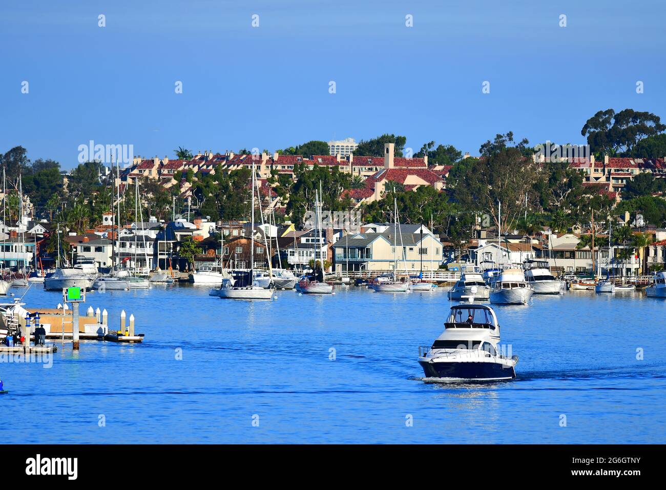 Newport Bay California Stock Photo - Alamy
