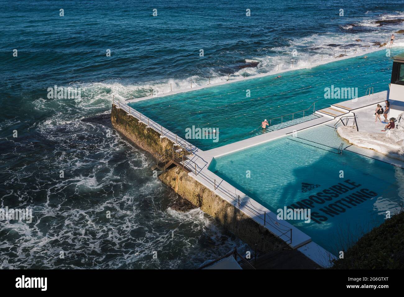 Bondi Icebergs Club, an international landmark, Bondi Beach, Sydney ...