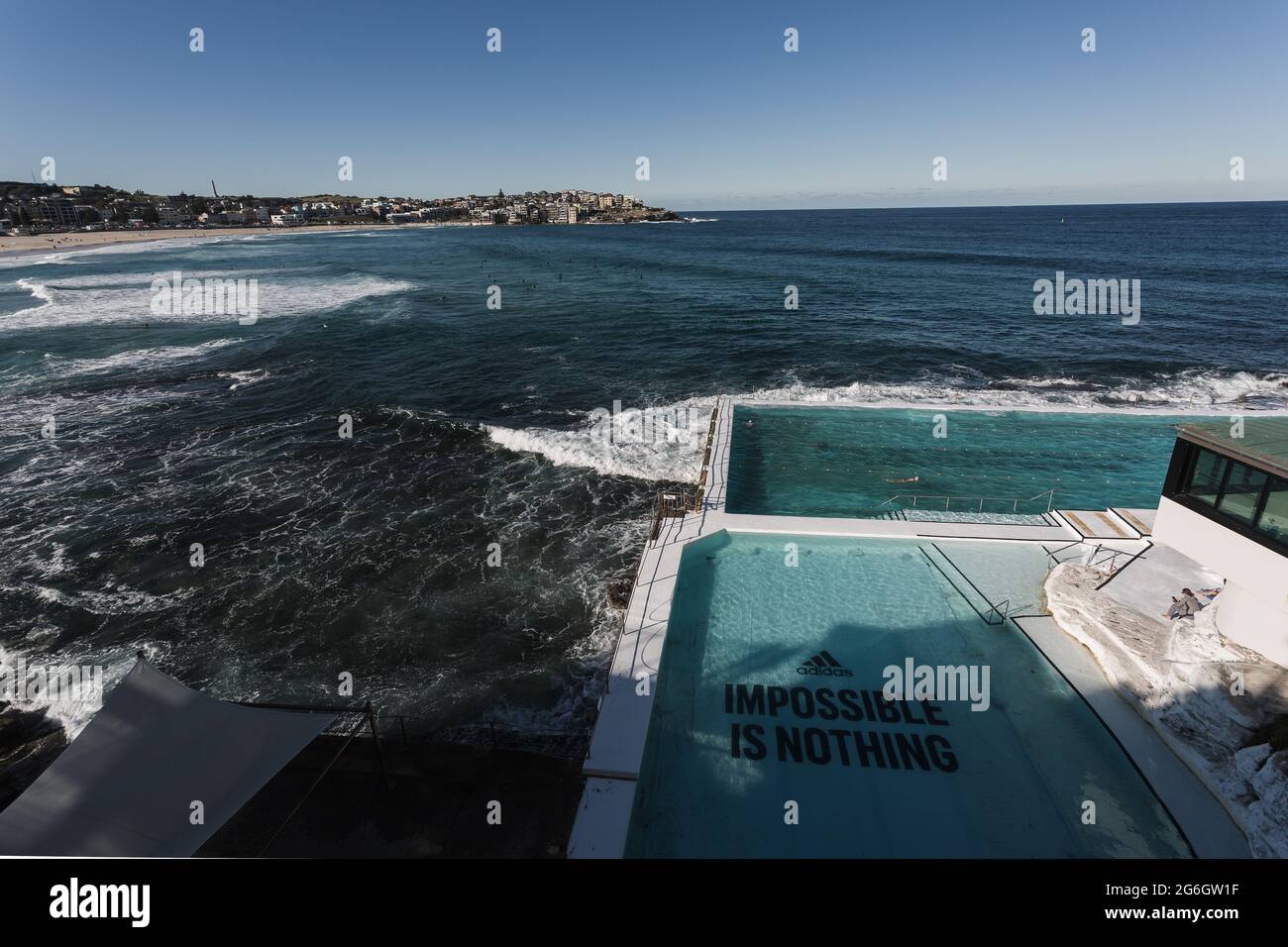 Bondi Icebergs Club, an international landmark, Bondi Beach, Sydney ...