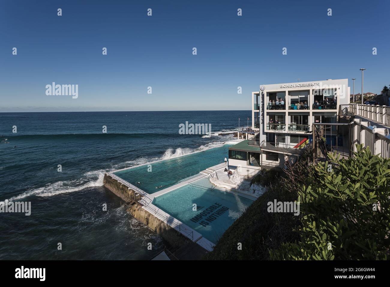 Bondi Icebergs Club, an international landmark, Bondi Beach, Sydney ...