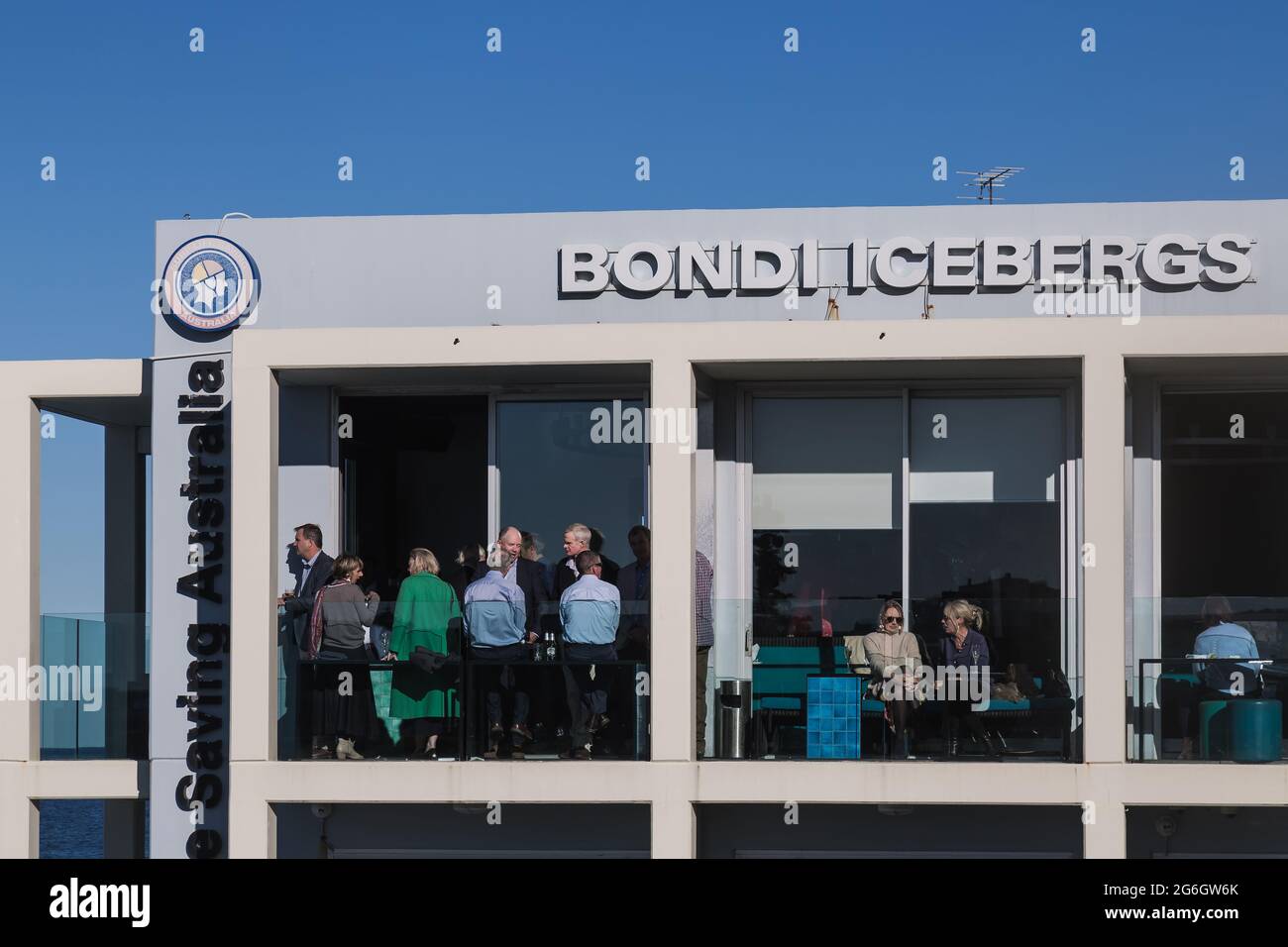Bondi Icebergs Club, an international landmark, Bondi Beach, Sydney ...