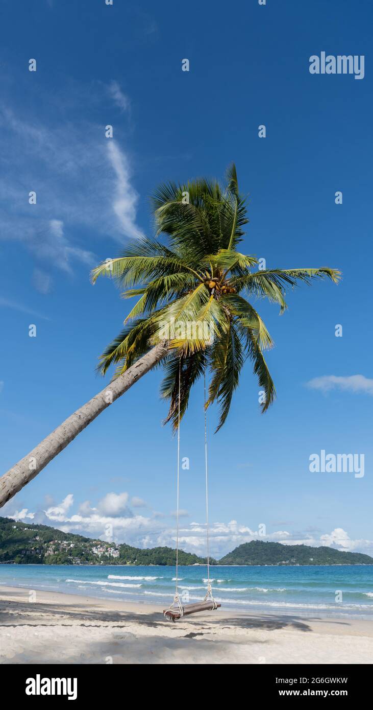 Under coconut tree hi-res stock photography and images - Alamy