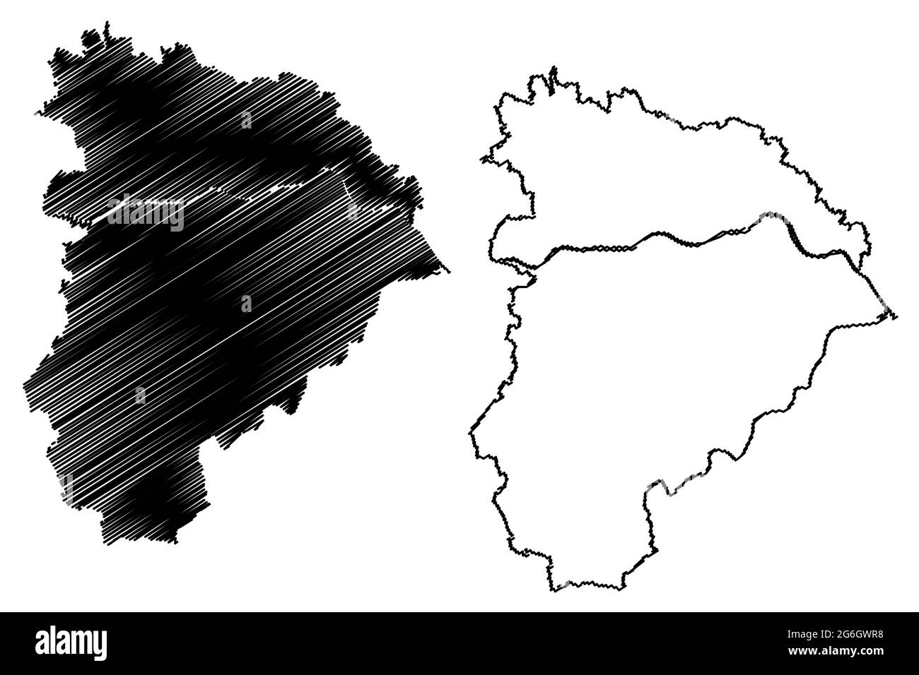 Altotting district (Federal Republic of Germany, rural district Upper ...