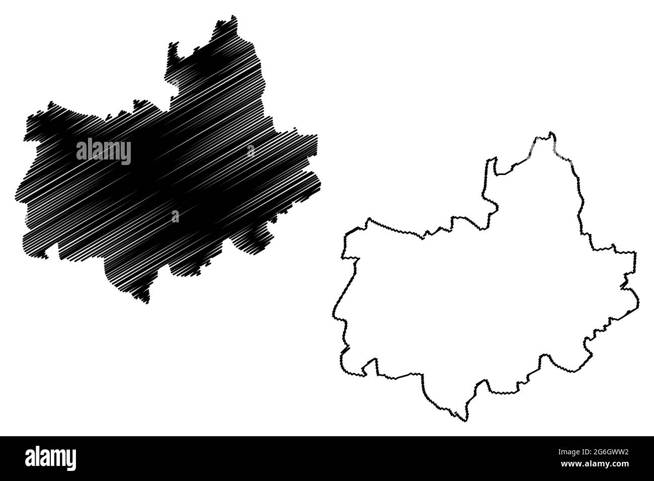 Amberg city (Federal Republic of Germany, Urban district Upper ...