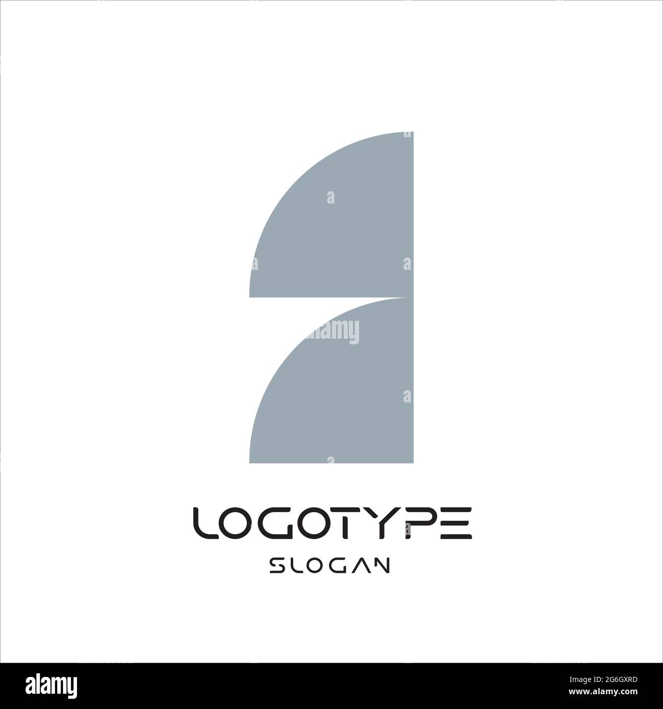 Letter F logo, geometric monumental label. Simple Embedded letter for ...