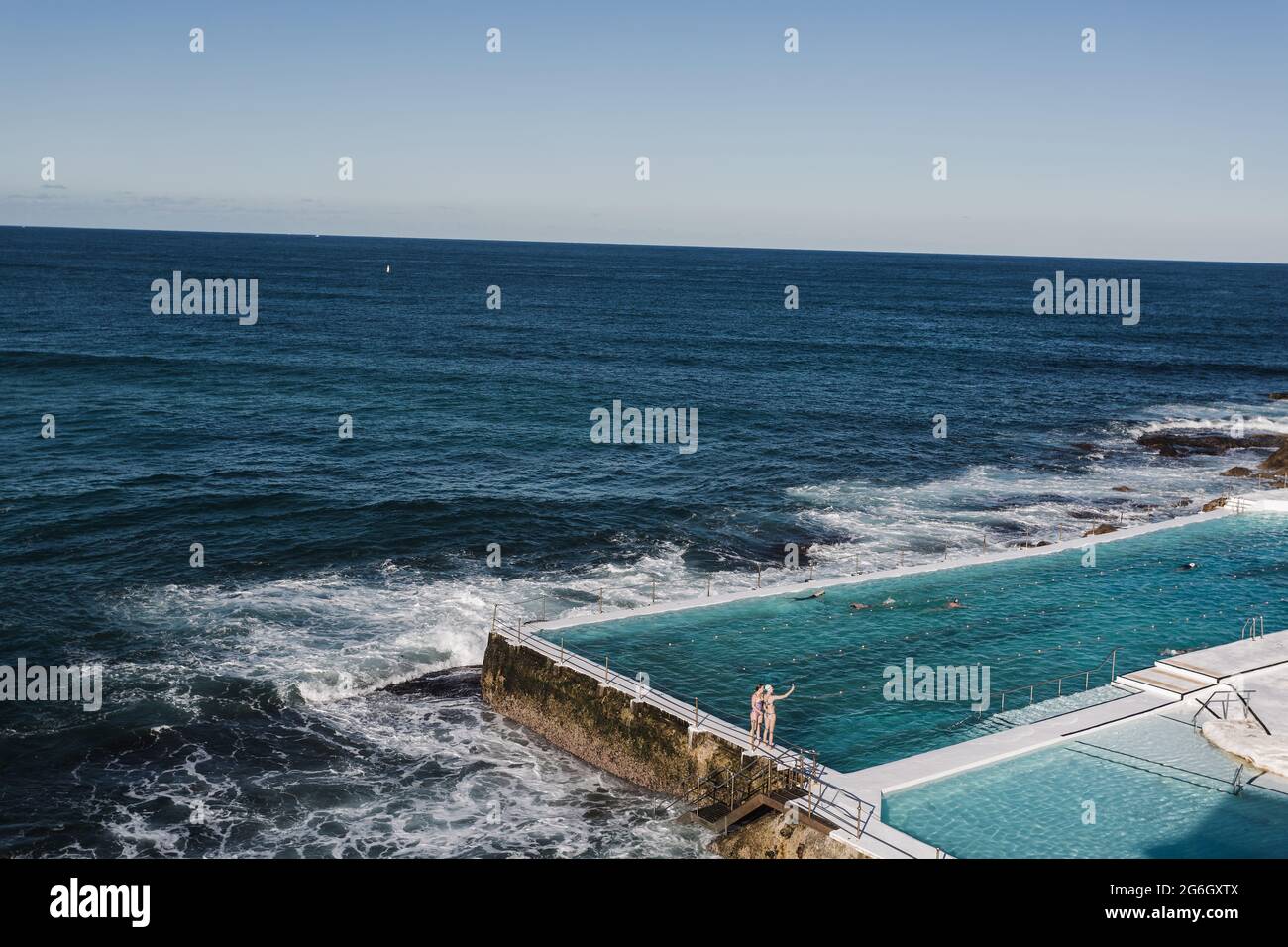 Bondi Icebergs Club, an international landmark, Bondi Beach, Sydney ...