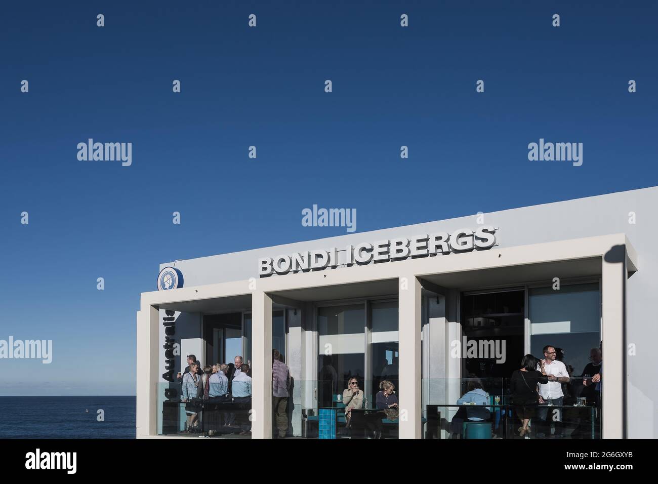 Bondi Icebergs Club, an international landmark, Bondi Beach, Sydney ...