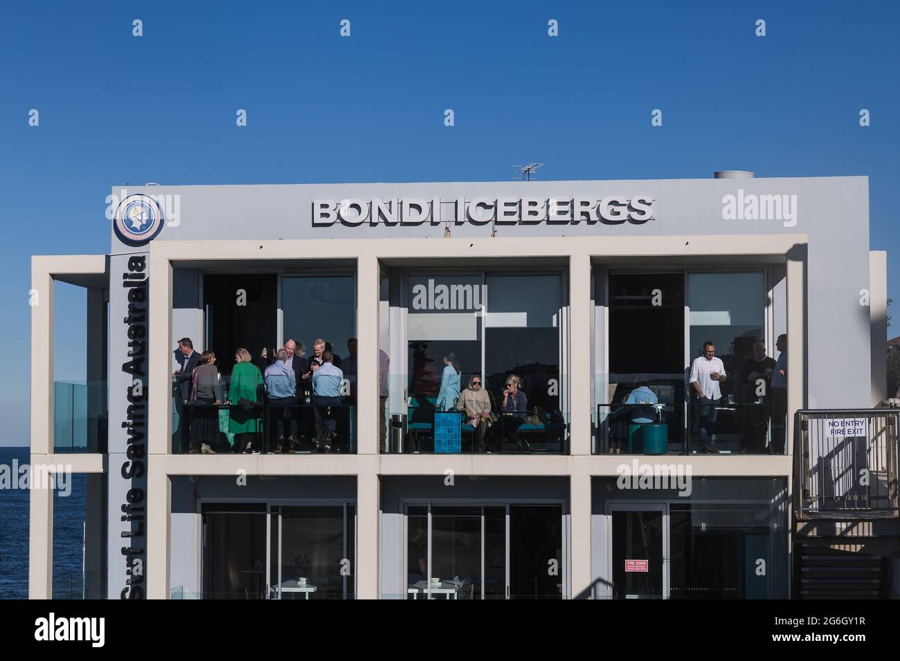 Bondi Icebergs Club, an international landmark, Bondi Beach, Sydney ...