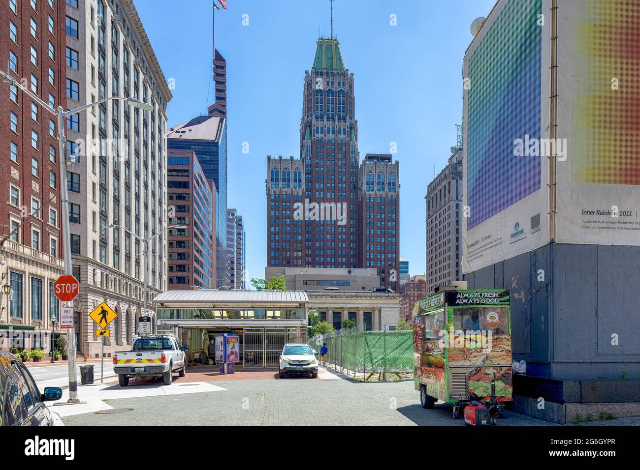 10 Light Street, viewed from the west. Formerly Bank of America ...