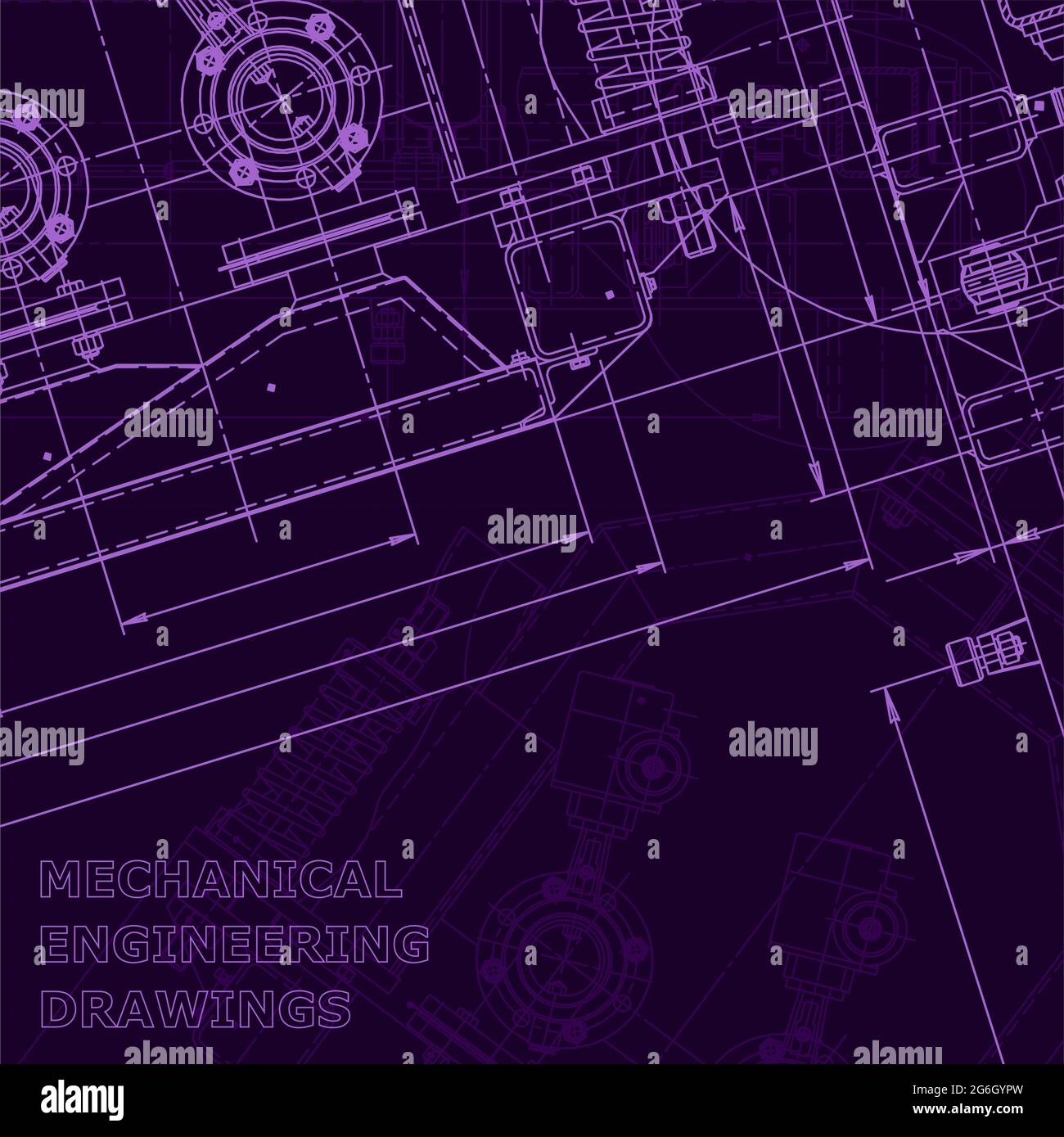 Corporate Identity. Blueprint. Vector engineering illustration ...