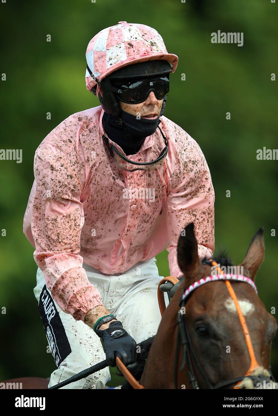 Jockey Graham Lee at Pontefract Racecourse. Picture date: Tuesday July ...