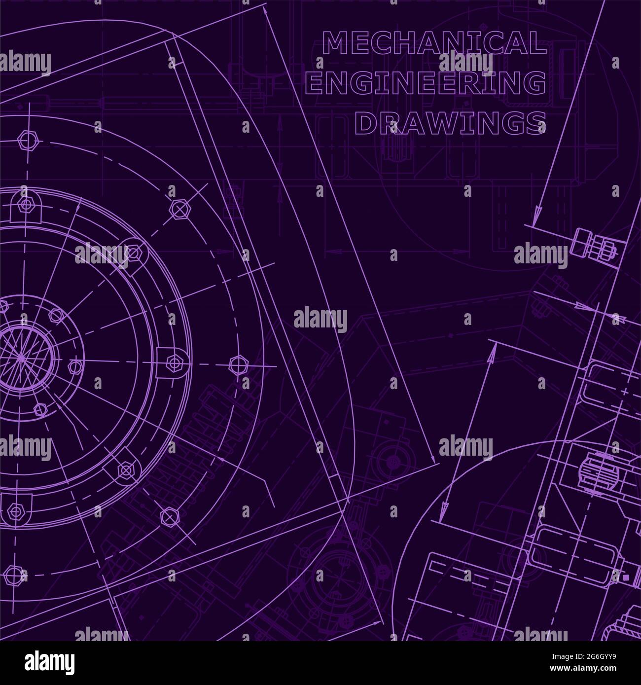 Corporate Identity. Blueprint, Sketch. Vector engineering illustration ...