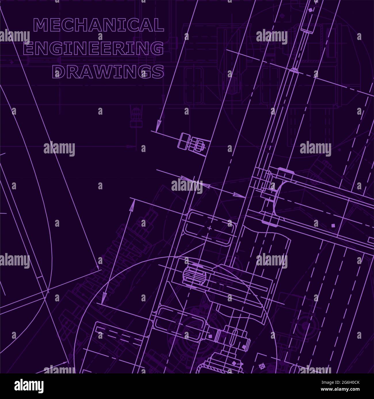 Corporate Identity. Blueprint, Sketch. Vector engineering illustration ...