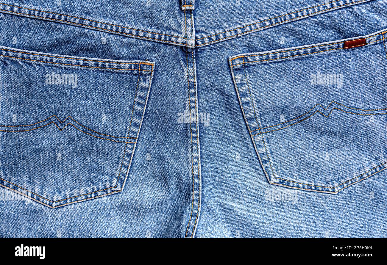 Blue jean background Stock Photo - Alamy
