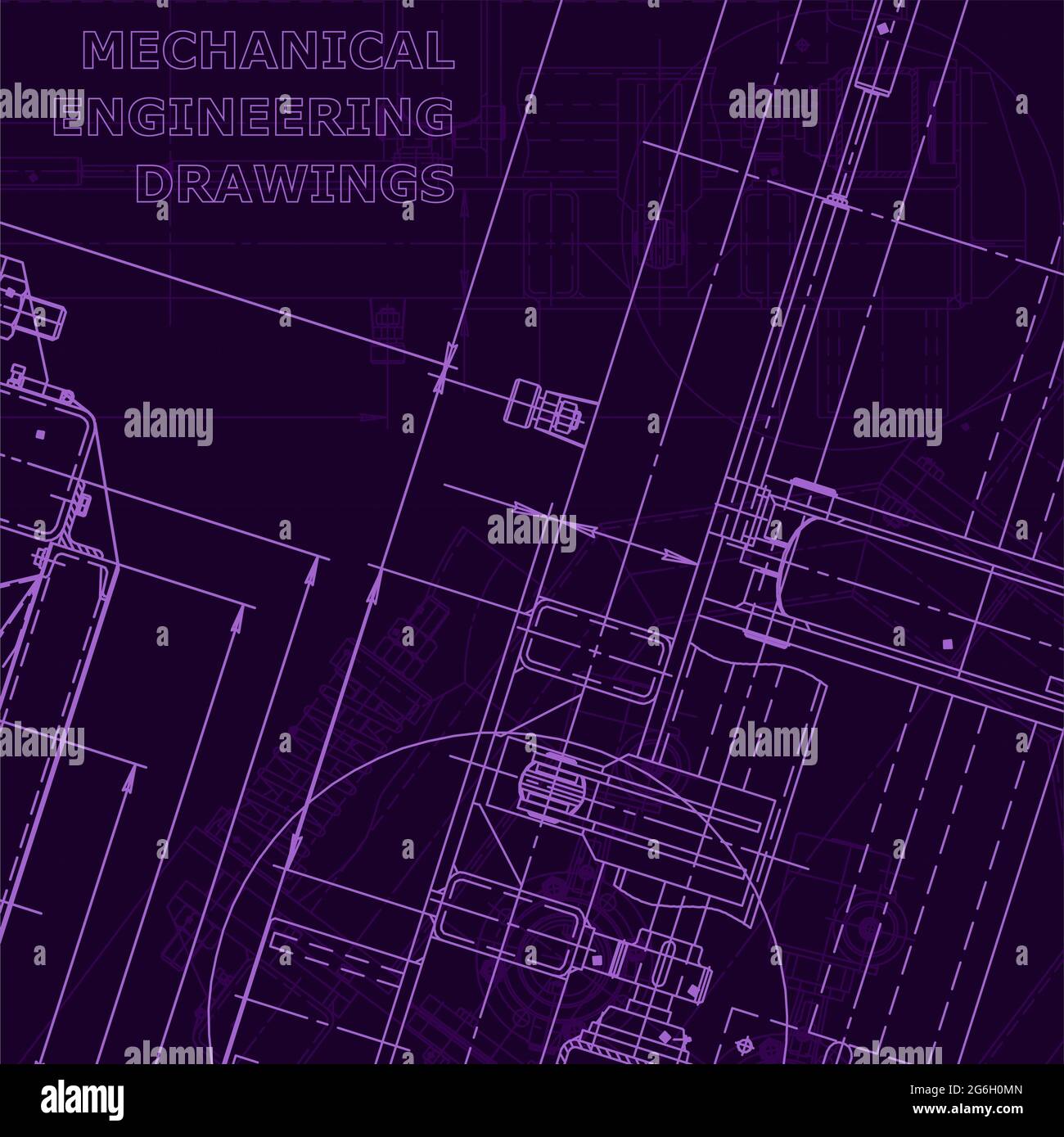 Blueprint. Vector engineering illustration. Technical illustrations ...