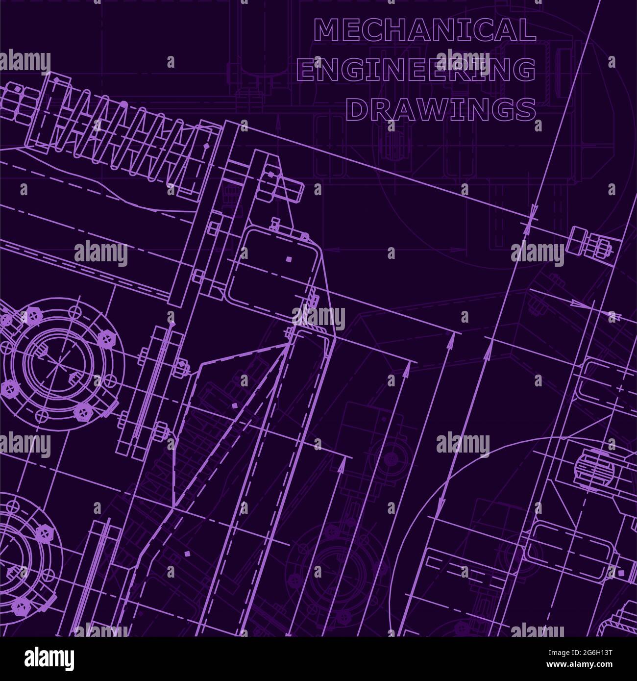 Corporate Identity. Blueprint. Vector engineering illustration ...