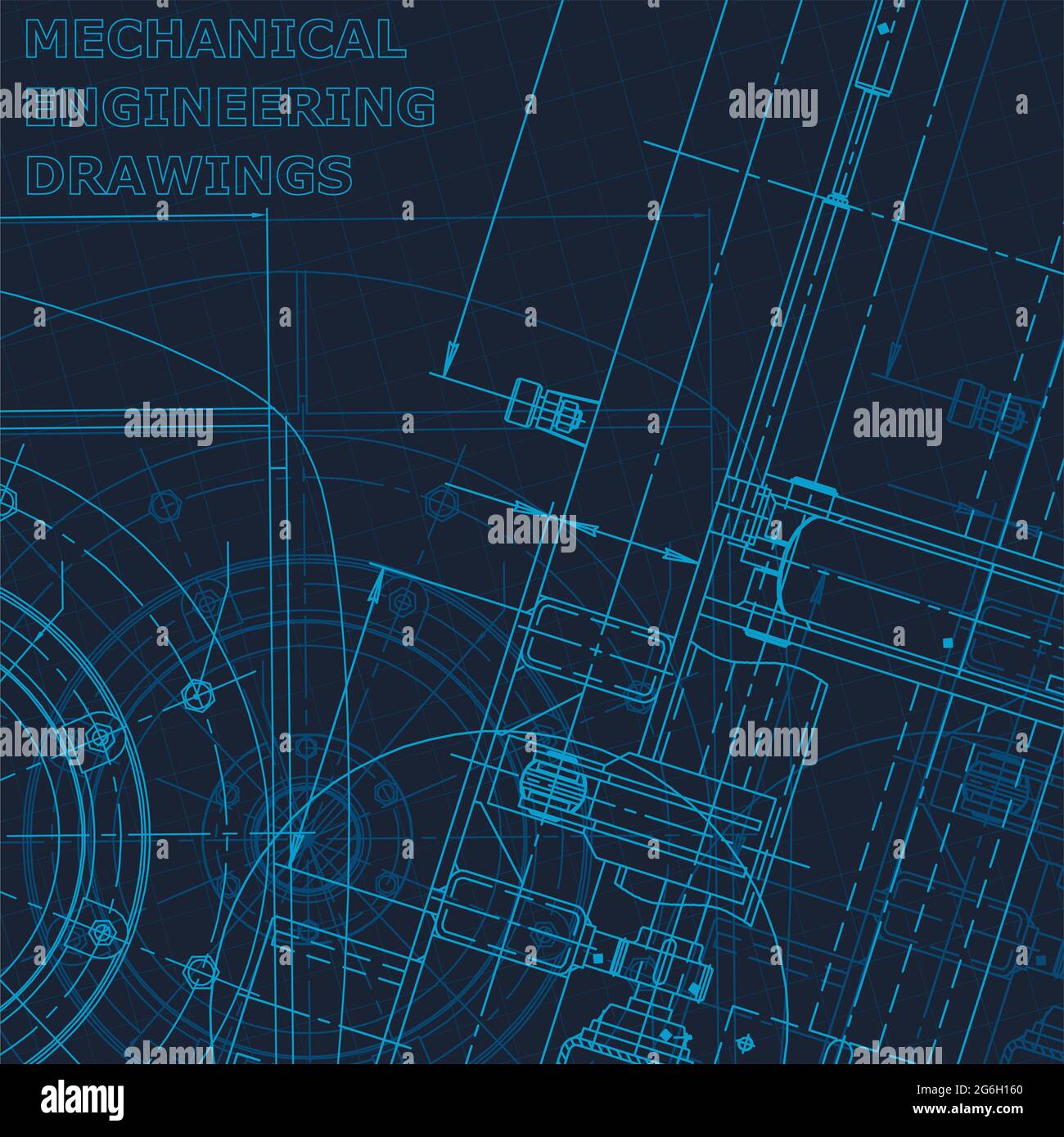 Mechanical Engineering Car Blueprint