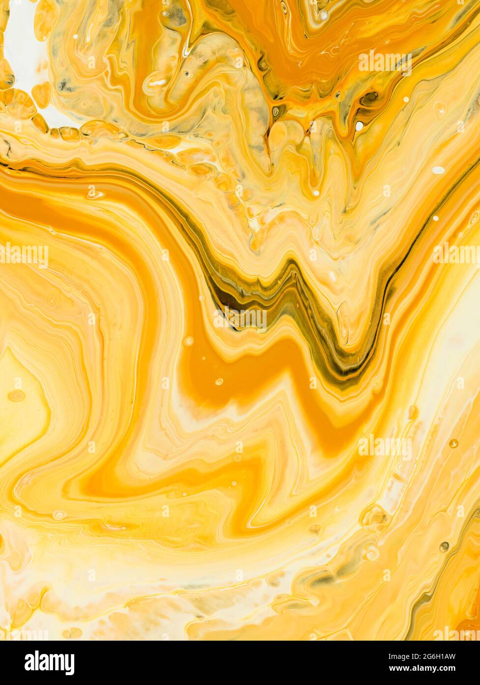Caramel color creative abstract hand painted background, fluid art ...