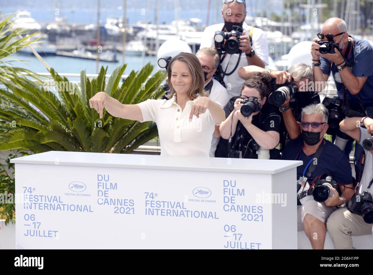 JODY FOSTER attends the 74th Cannes Film Festival Stock Photo - Alamy
