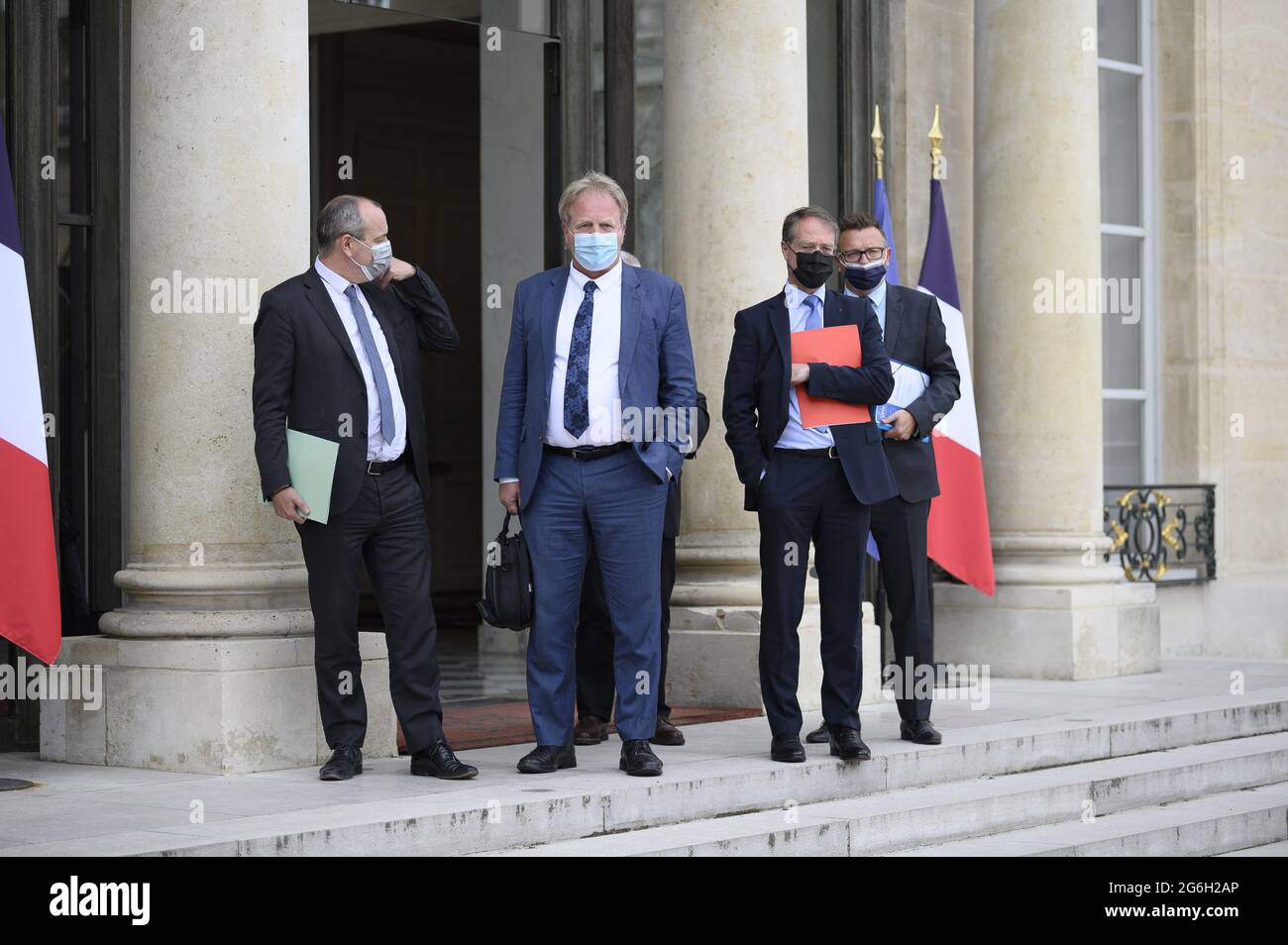 French Confederation of Christian Workers (CFTC) union president Cyril ...