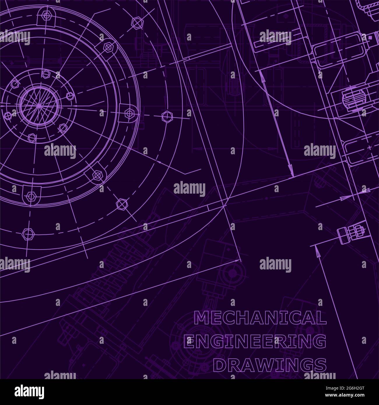 Blueprint. Vector engineering illustration. Cover, flyer Corporate ...