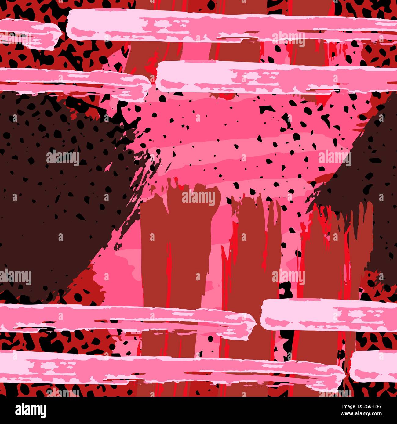 Collage of different textures. Abstract artistic seamless pattern with ...