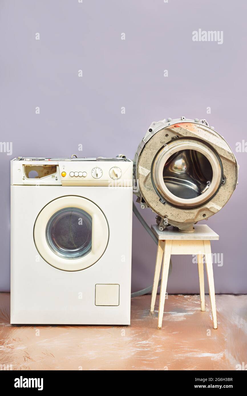 Disassembled washing machine drum hi-res stock photography and images ...