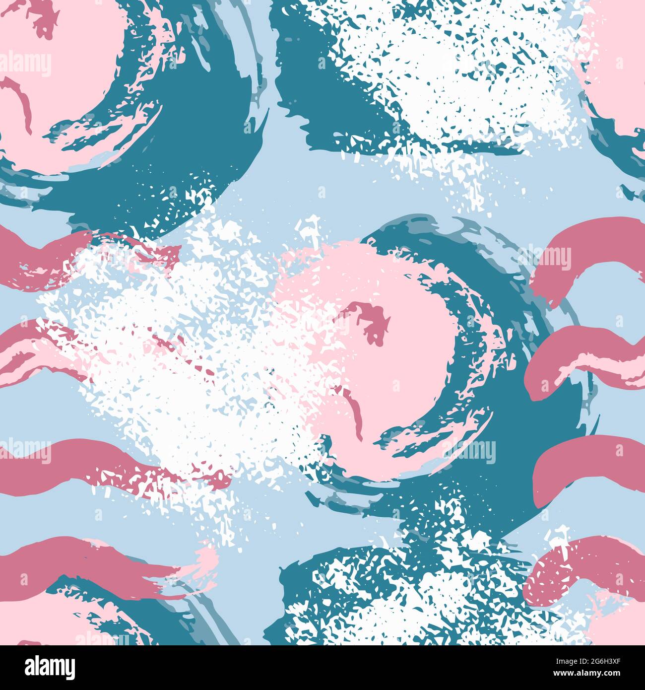 Gypsy, brazilian colorful style. Seamless pattern collage with bright ...