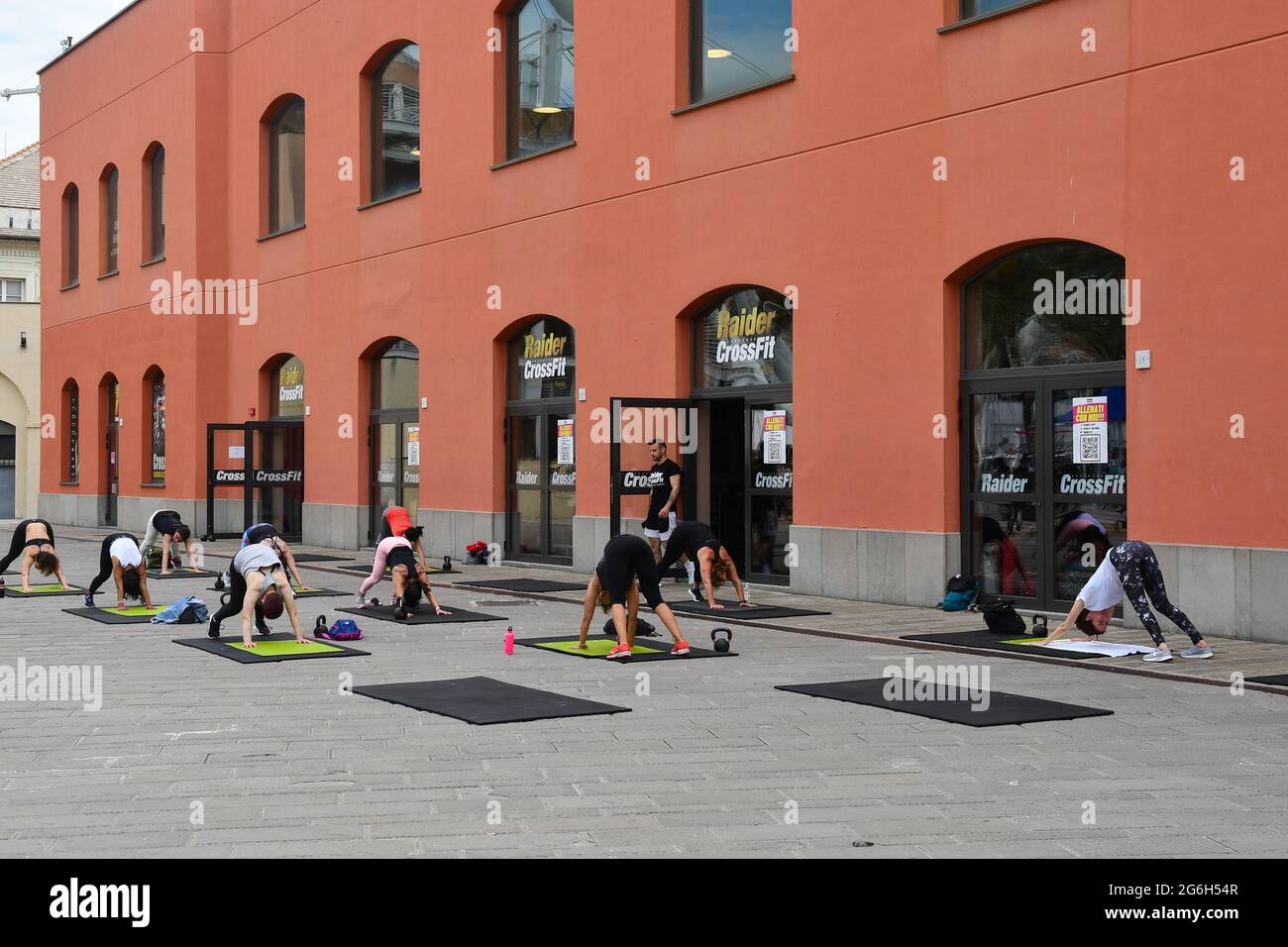 Old gym building hi-res stock photography and images - Alamy