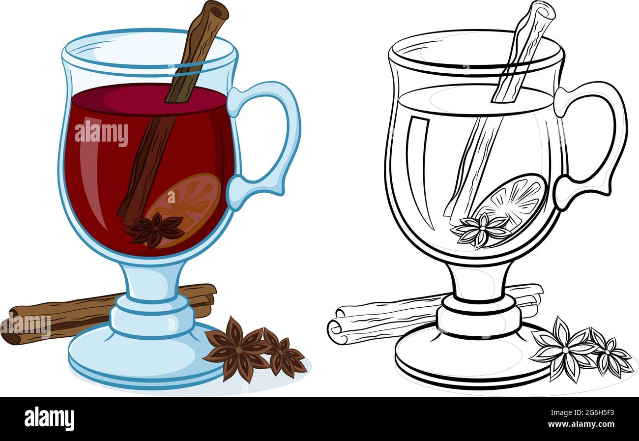 Glasses Goblet with Grog Stock Vector Image & Art - Alamy