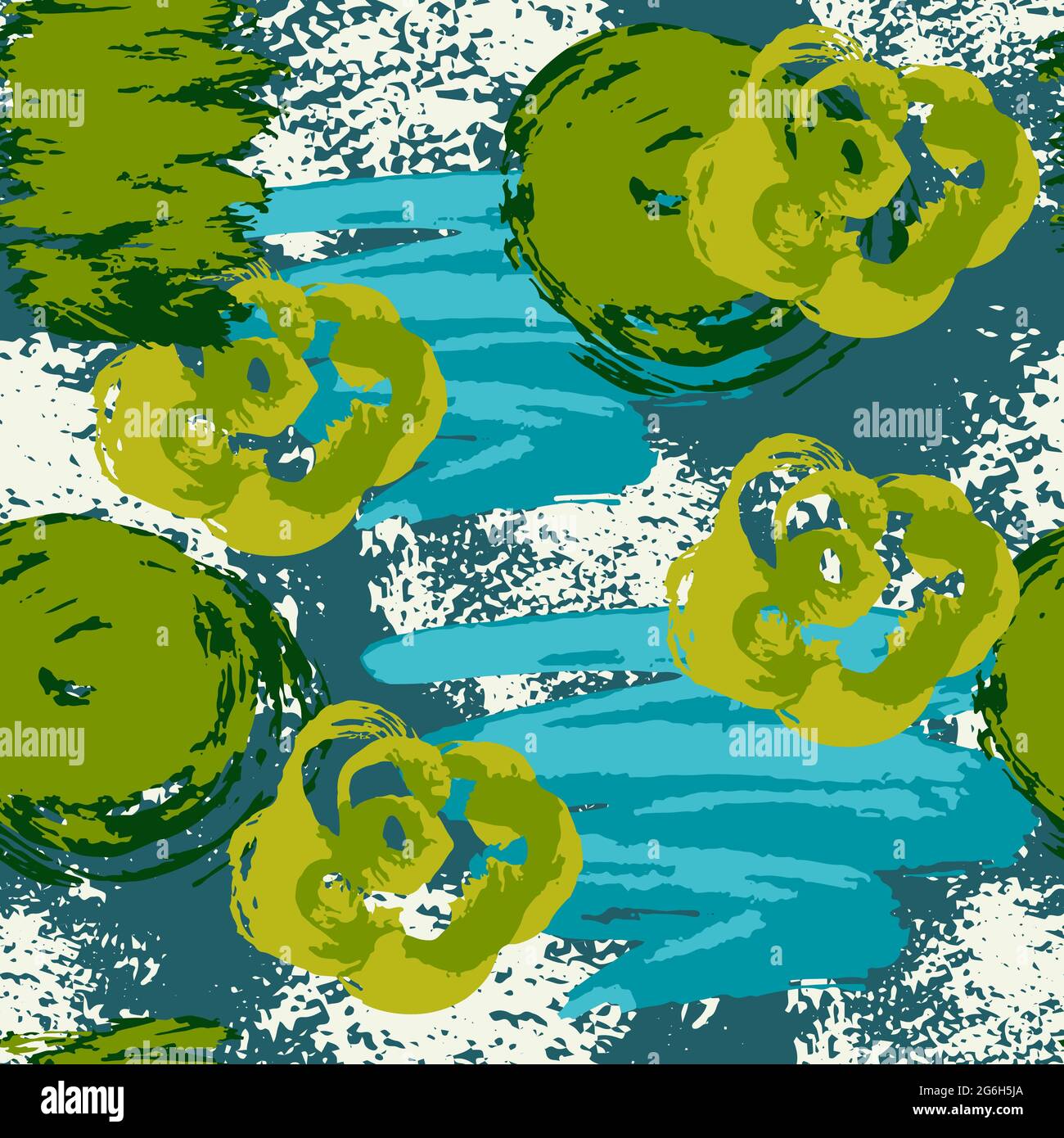 Seamless pattern with bright colorful elements for the design of ...