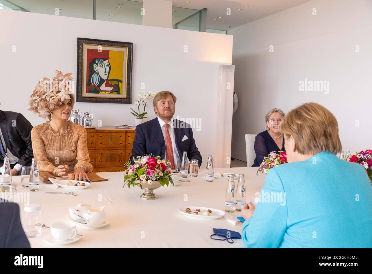 King WIllem-Alexander and Queen Maxima of the Netherlands during a ...