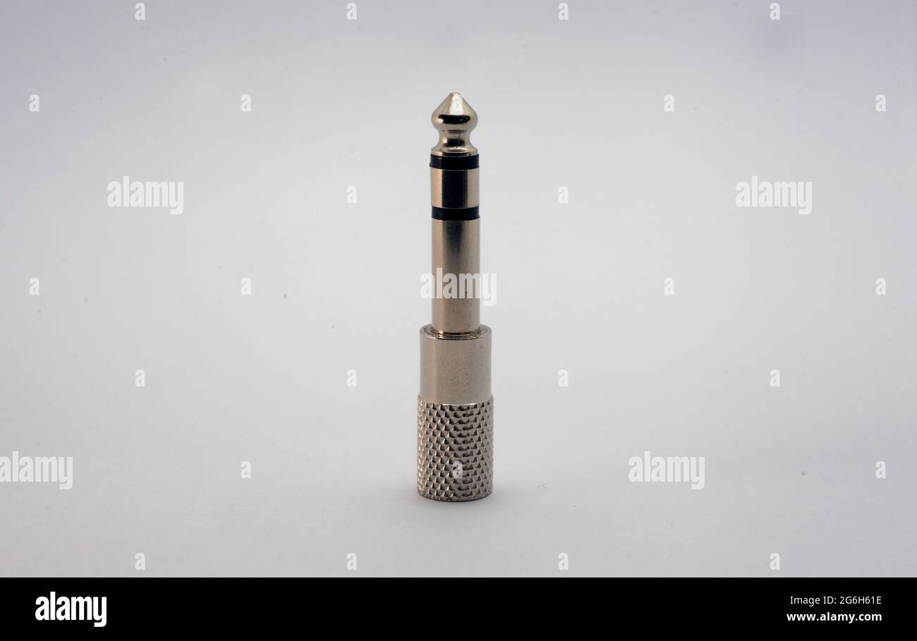 Stereo audio jack adapter plug converter from 3.5 mm to 6.5 mm isolated ...