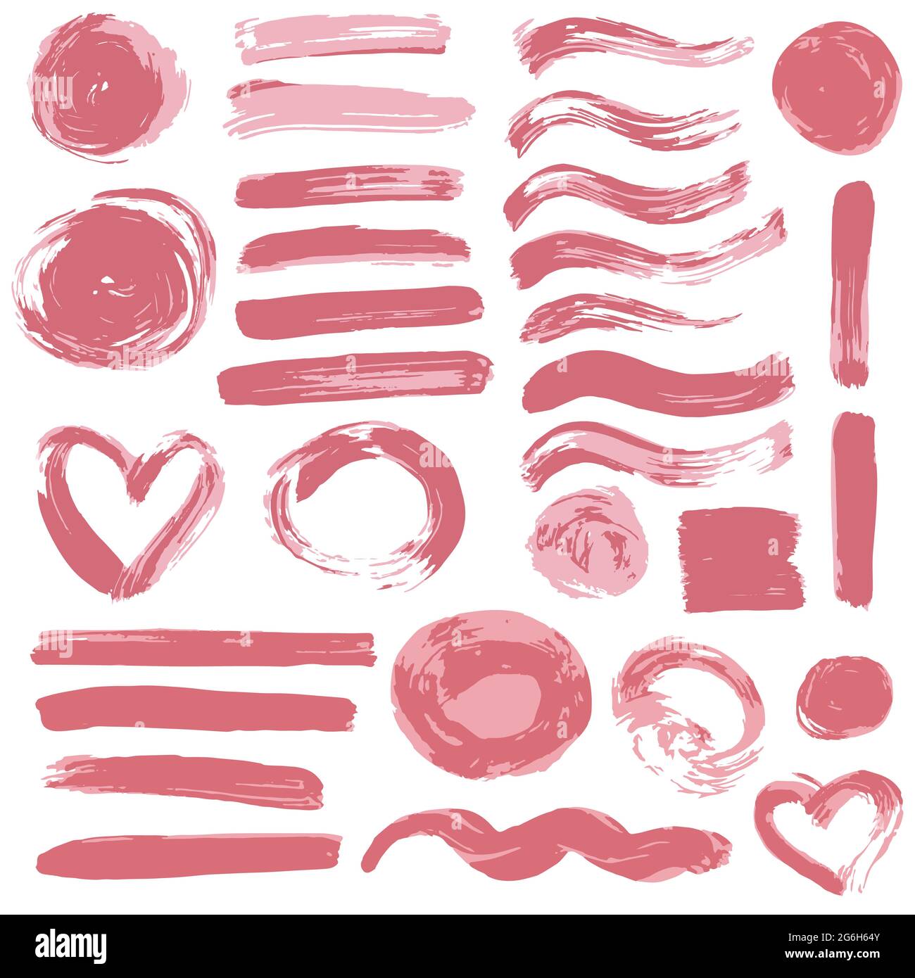 Pink spray rose Stock Vector Images - Alamy