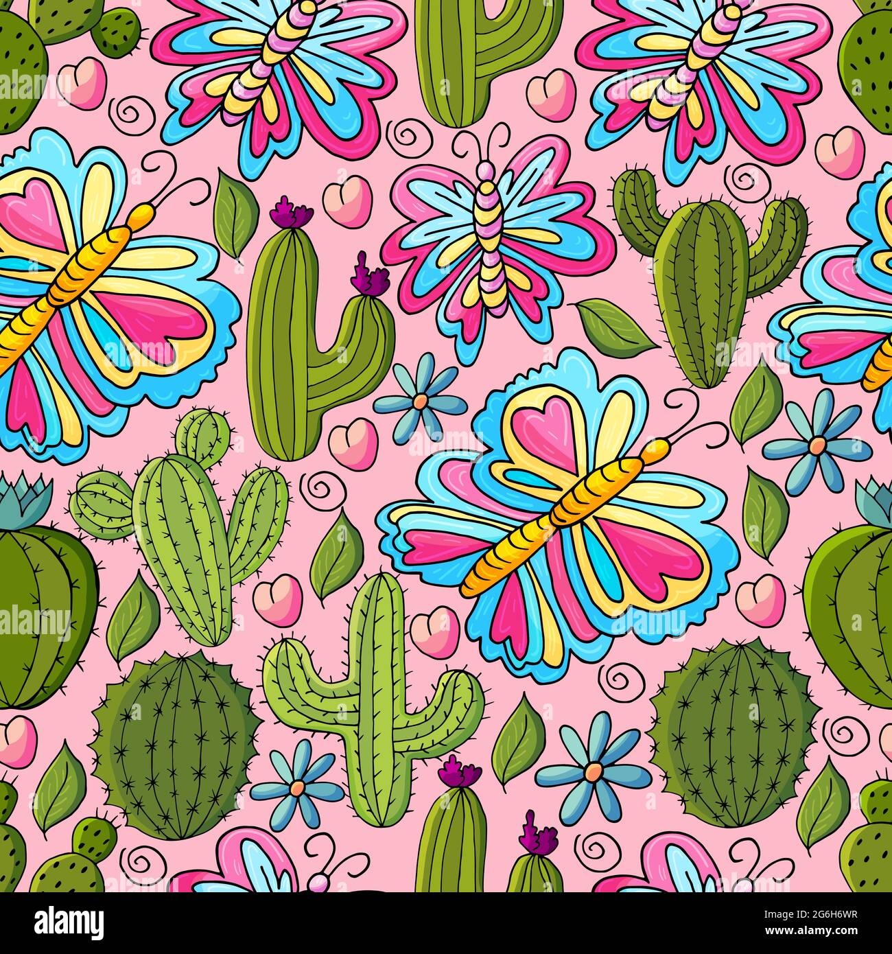 Cactus moth Stock Vector Images - Alamy