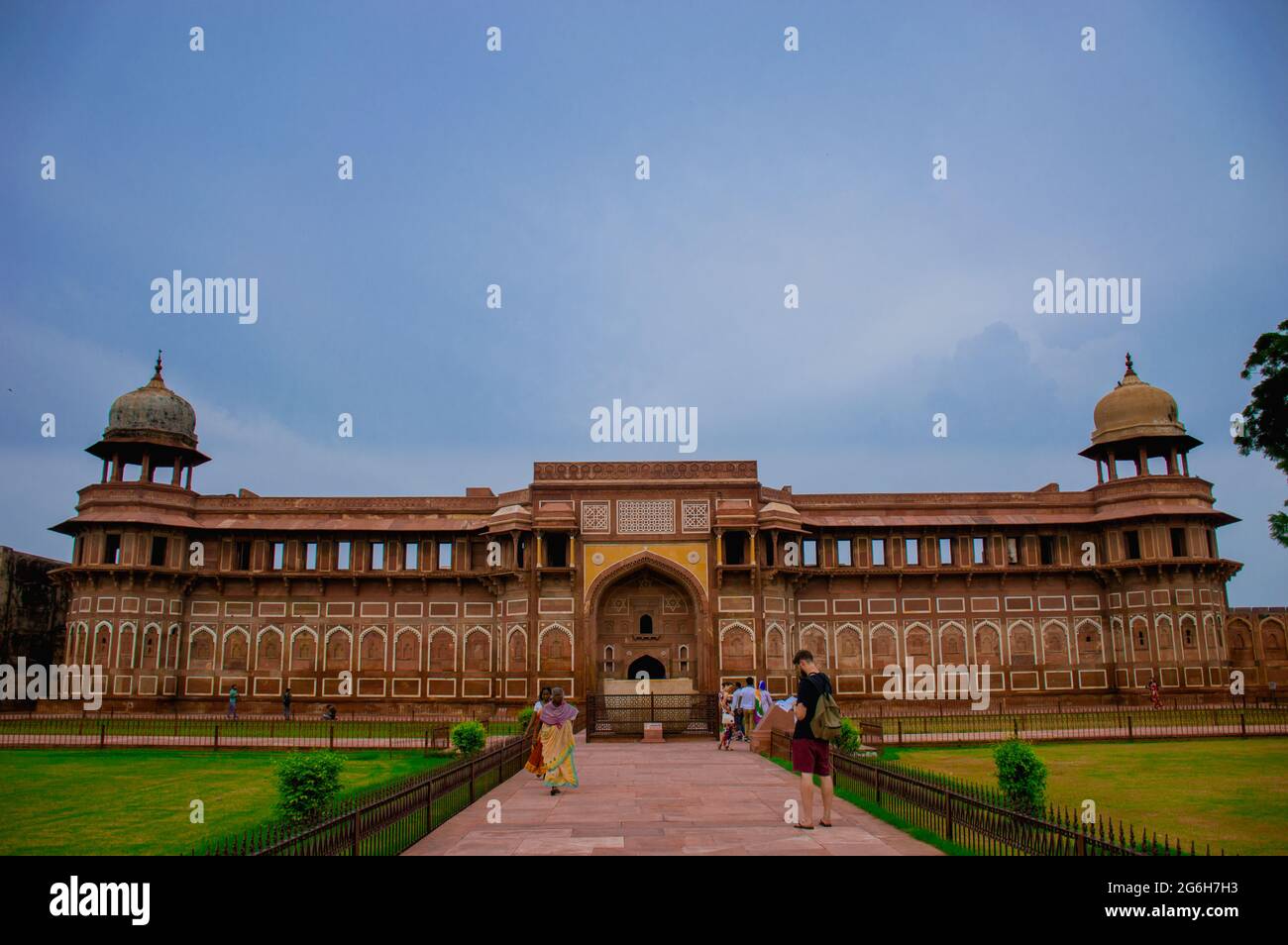 Agra fort a historical monument Stock Photo - Alamy