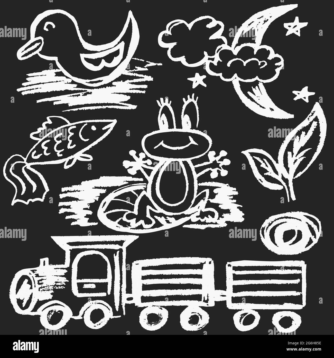 Swamp train Stock Vector Images - Alamy