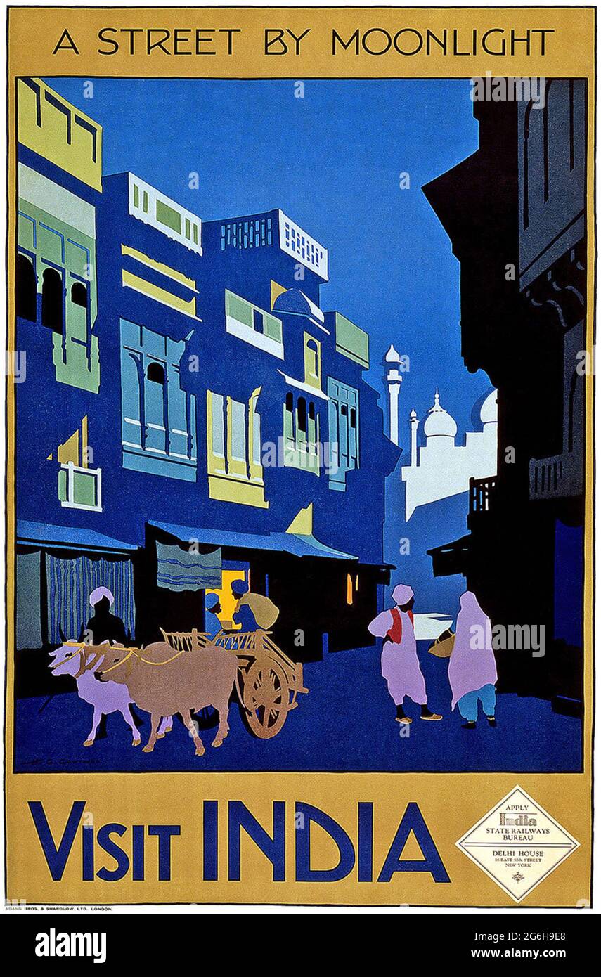 Travel poster vintage Cut Out Stock Images & Pictures - Alamy