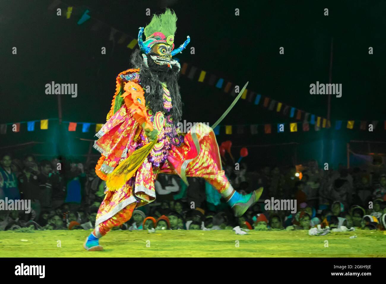 Indian traditional chhau dancer hi-res stock photography and images - Alamy
