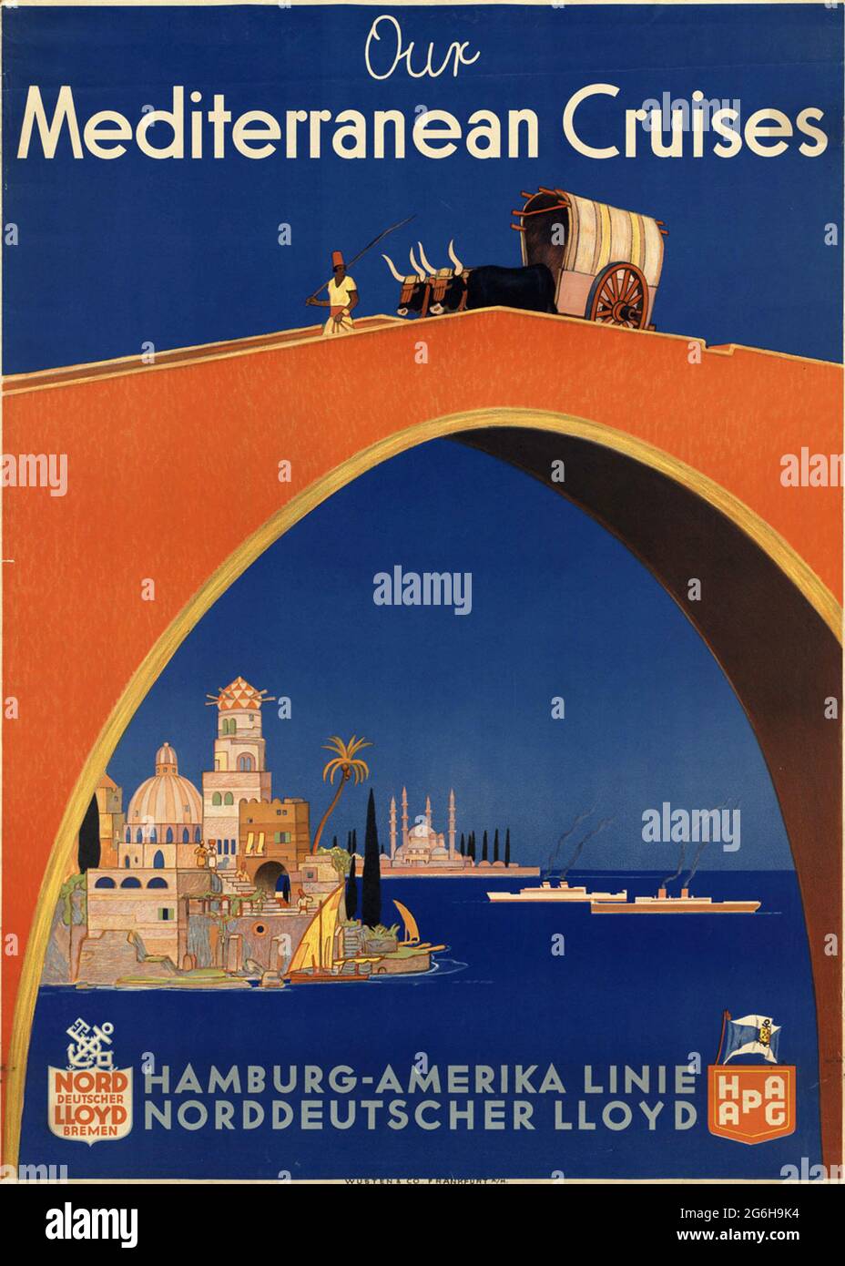 Vintage posters mediterranean hi-res stock photography and images - Alamy